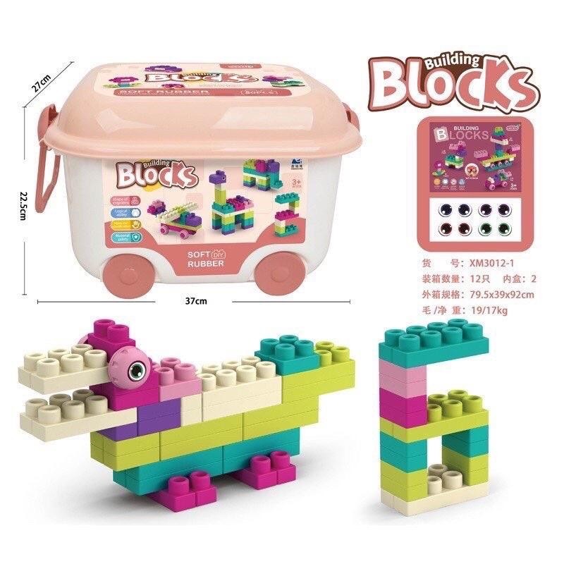High-quality 50-piece plastic puzzle assembly toy, super large, safe ...