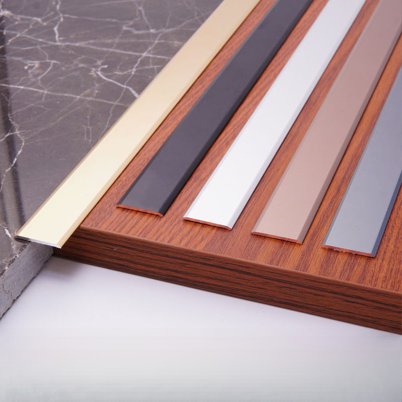 Aluminum alloy flat edge strip floor drop edge strip threshold TV ...