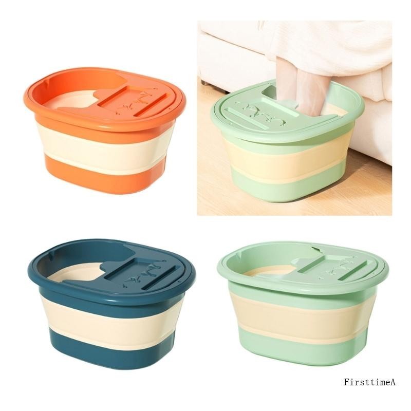 blg Foot Tub Foldable Foot Bath Bucket Massage Foot Wash Basin Home ...