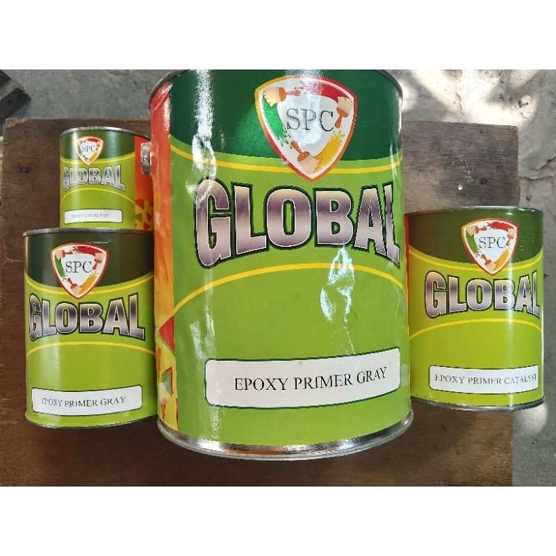 GLOBAL EPOXY PRIMER GRAY PINTURANG PRIMER SA BAKAL KAHOY 1LITER/1 ...