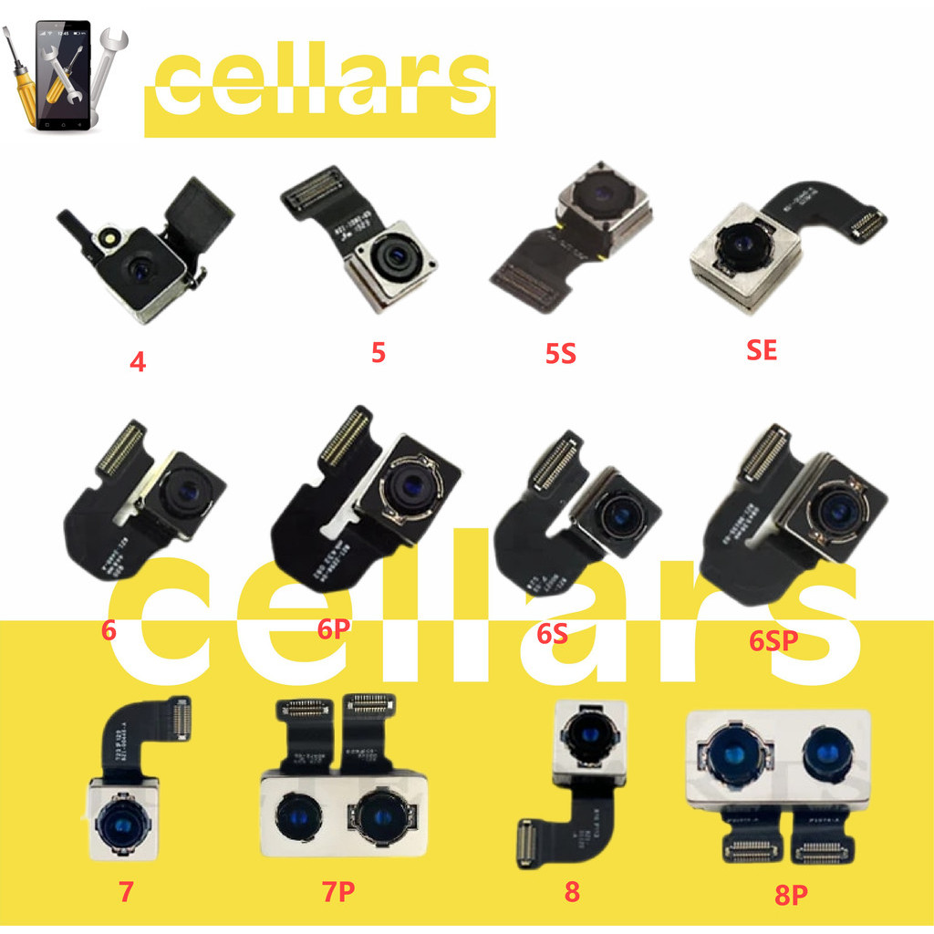 Main rear camera for iP 4 4S 5S SE 6 6S 7 8 Plus rear camera with ...
