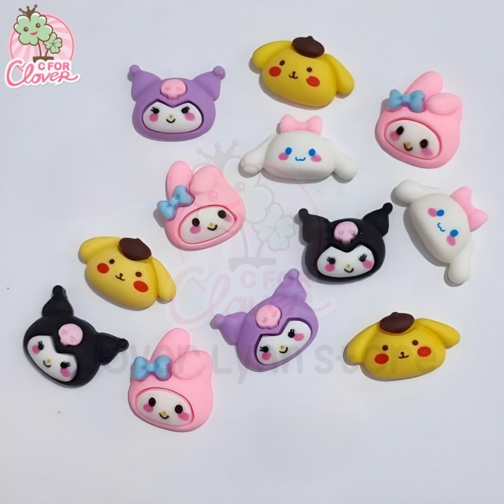 CUTE CHARACTER HEAD DOFF CHARM CUTE gemoi cfc shooting bead decoration ...