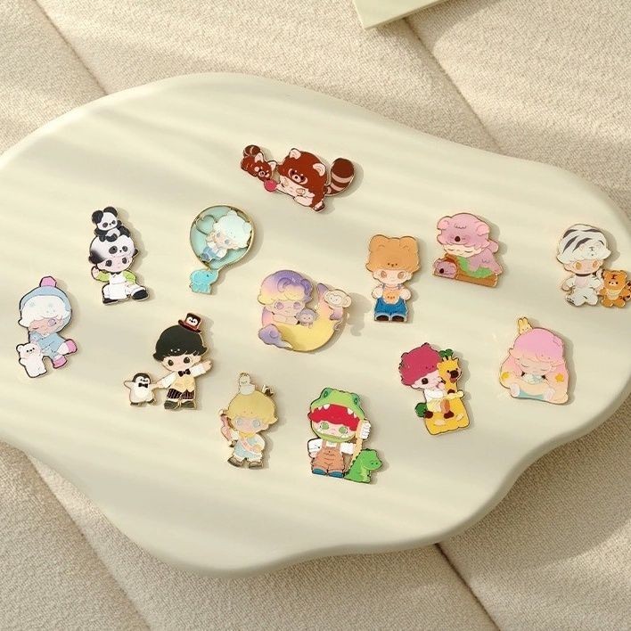 Genuine POP MART dimoo Animal Kingdom Series Badge Confirmed Version ...