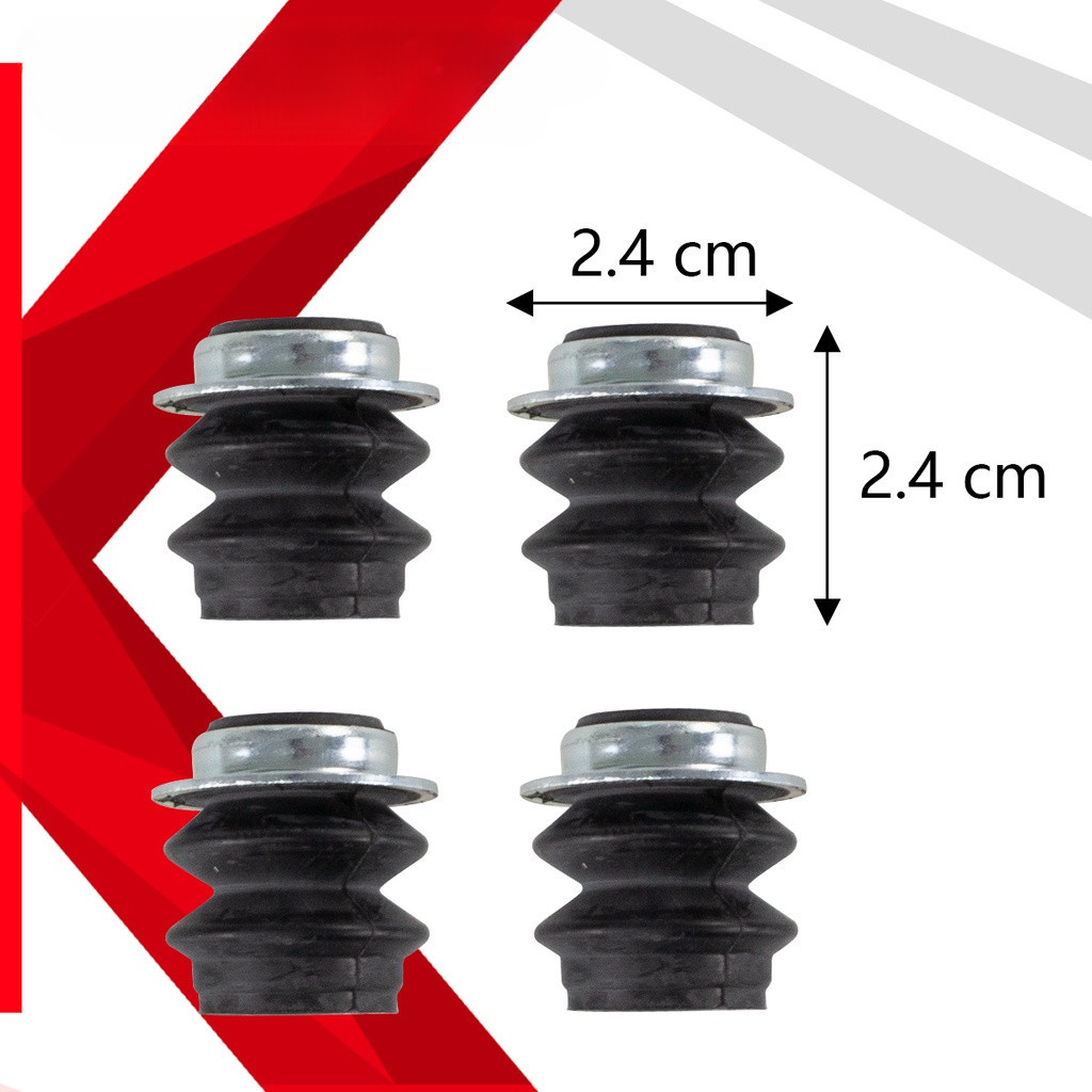 4pcs brake caliper guide caliper boot for TOYOTA (HIACE/VIOS/AVENSIS ...