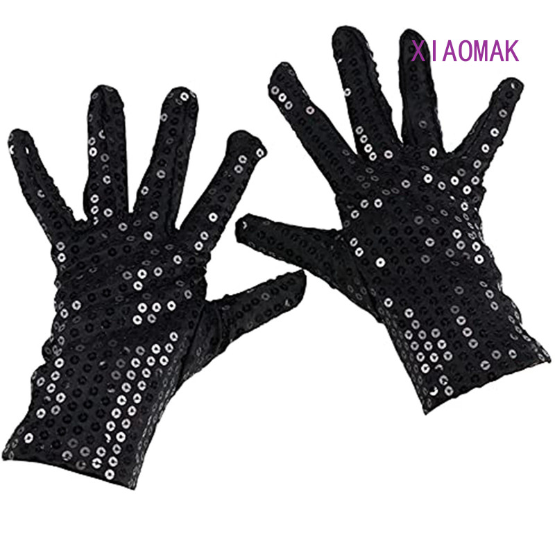 Show sequin gloves adult dance stage night dance gloves stage 1 Piece ...