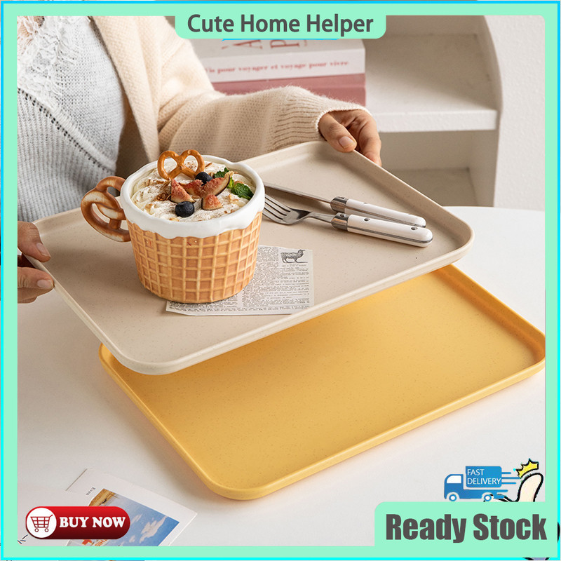 Wheat Straw Tray Unbreakable Lightweight Dinner Dishes for Restaurant ...