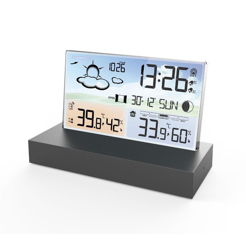 LCD Digital Wireless Weather Stations Outdoor Sensor with Alert and ...