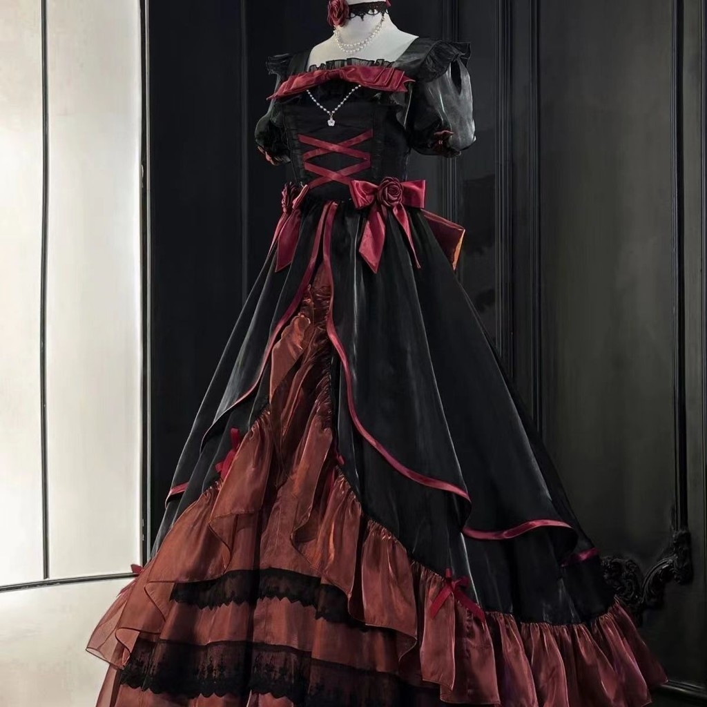 Cosplay01Woo Woo Woo Princess Dress Flower Wedding Ceremony Daily Long ...