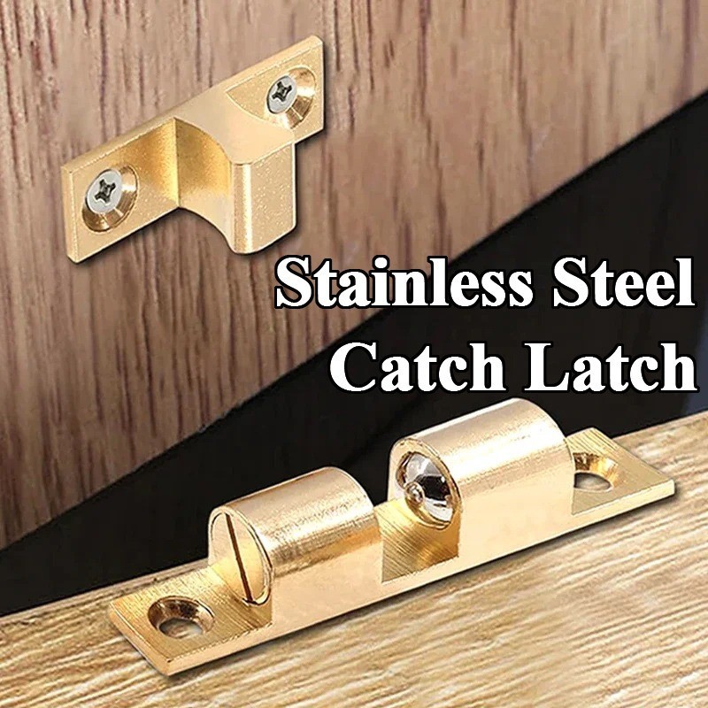 Multifunctional Cabinet Door Brass Catch Latch / Furniture Cupboard ...