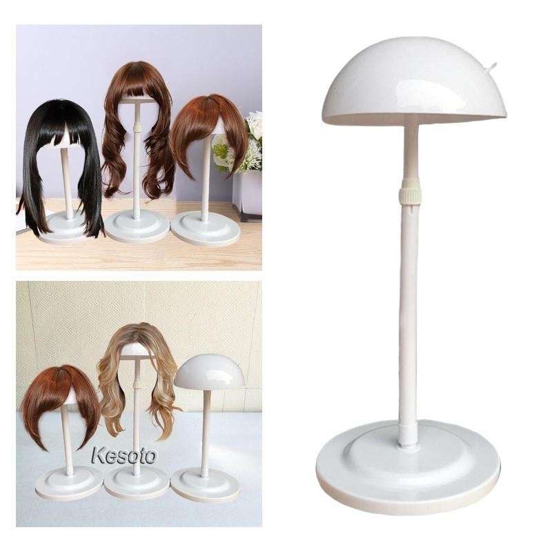 Round Head Stand Display Holder 25-48cm Adjustable for Styling | Shopee ...