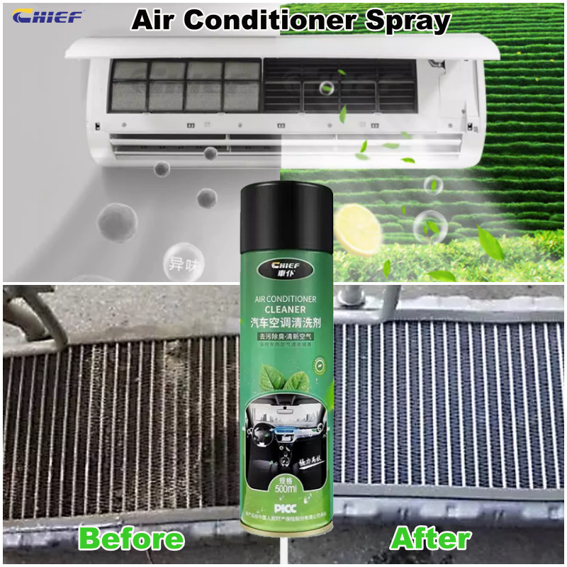 Chief Air Conditioner Foam Spray Disinfectant Cleaner Dust and Mildew ...