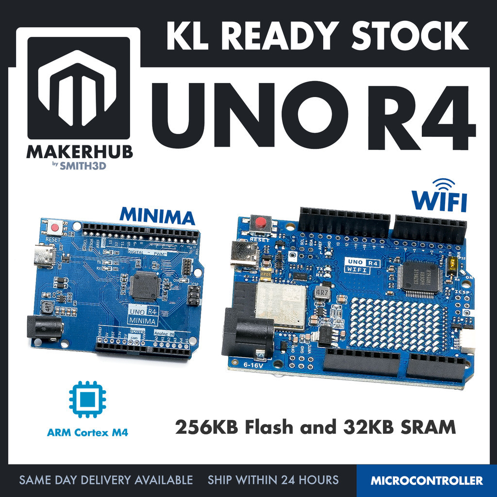 UNO R4 WIFI MINIMA ARM Cortex M4 ESP32-S3-MINI Type C Development Board | Shopee Philippines