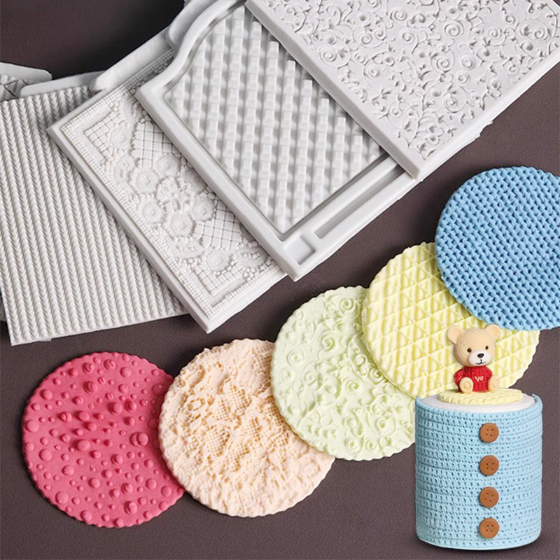 Fondant Silicone Mold Knit Sweater Collar Scarf Glove Knit Silicone ...