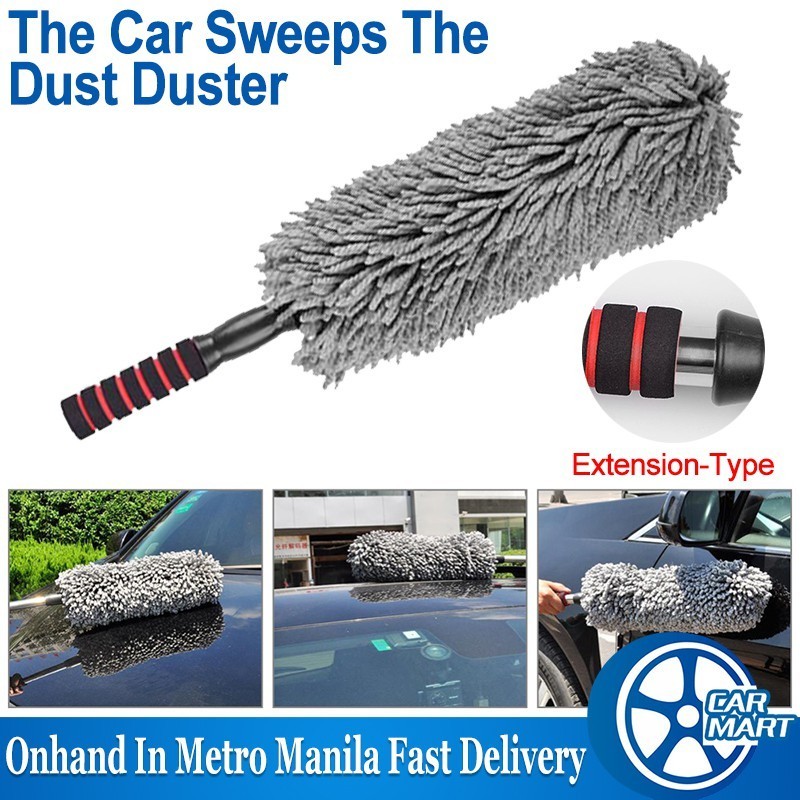 MOTOX Feather duster for cars microfiber extendable car cleaning Brush ...