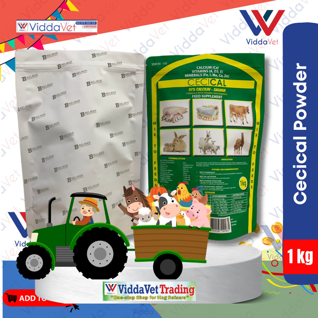 1 Kg Cecical Feed Premix Powder Calcium Mineral Vitamins For Pig ...