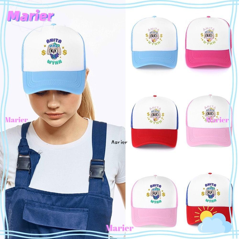 MARIER Anita Max Wynn Hat Adjustable Trucker Hat, Fashion Soft Peaked ...