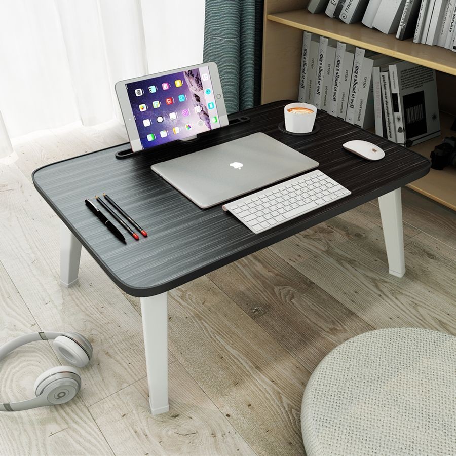 Bed Desk Foldable Small Table plus-Sized Laptop Desk Dormitory Study ...