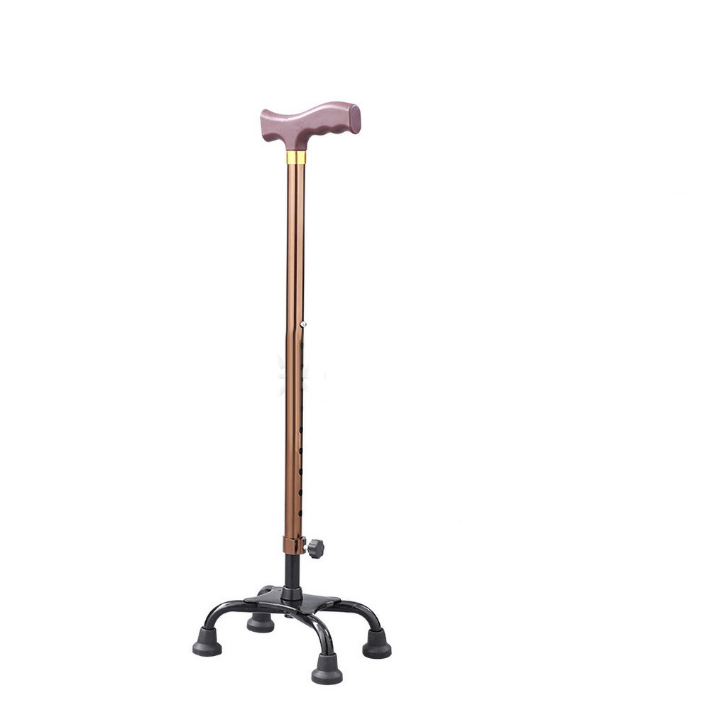 Quad Walking Cane 250kg Bearing Capacity 10 Adjustment Levels Anti Slip ...