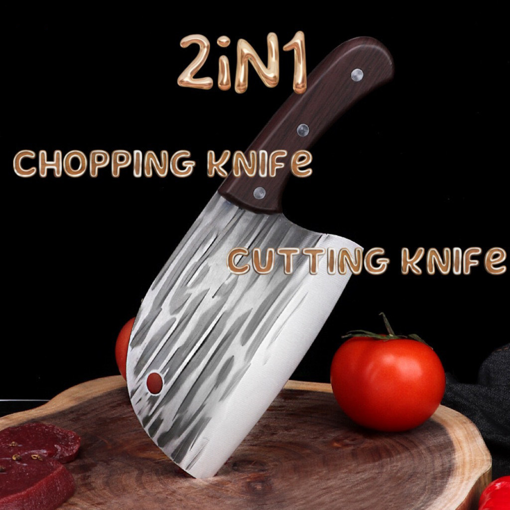 YOUJ Japanese Handmade Forged Kitchen Knife Chef's Chopper Cooking ...