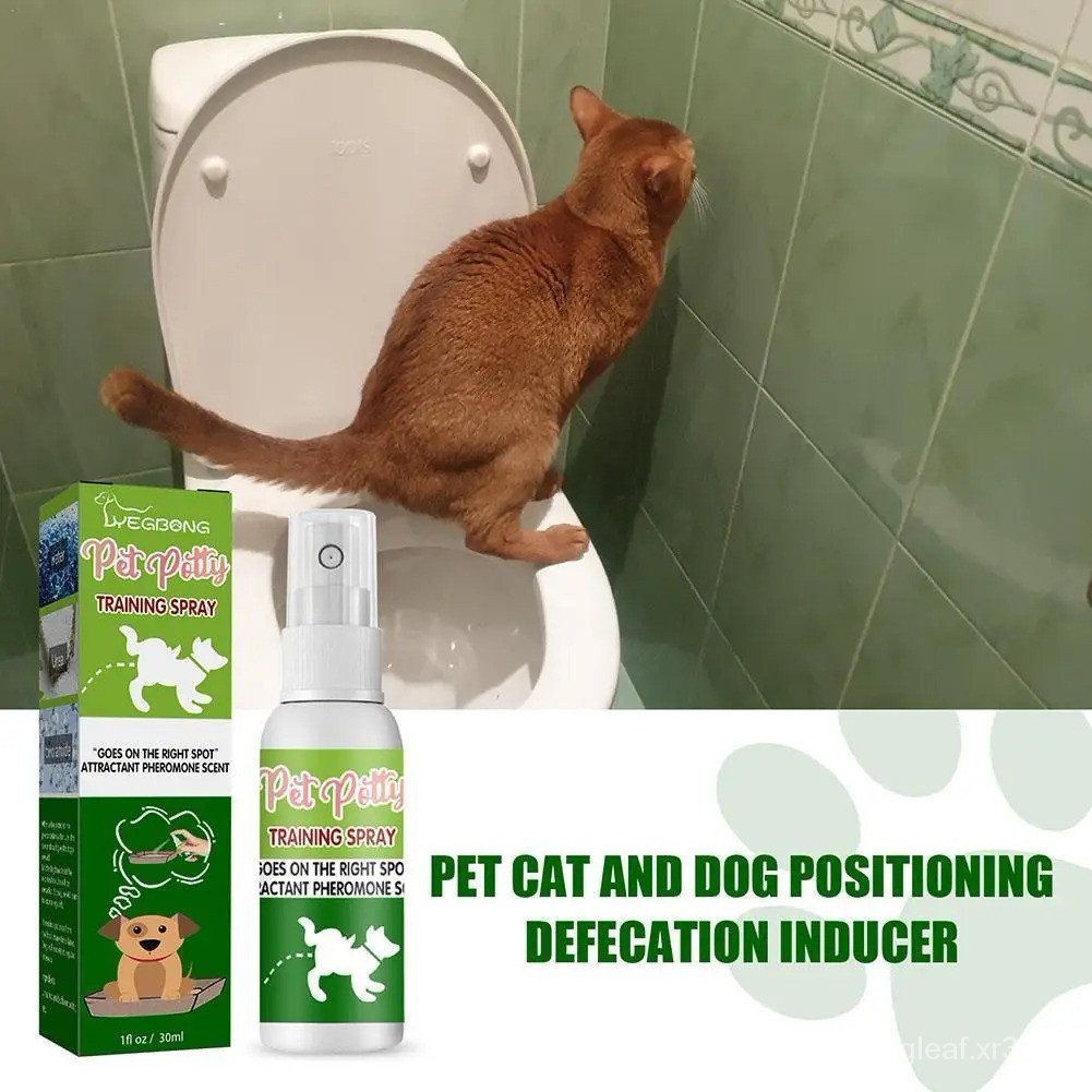 Immediate Effect！Pet Toilet Training Spray Inducer Dog Poops Cat Pee ...