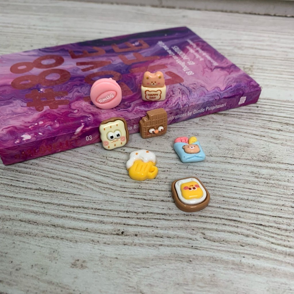 Premium Beads Pasty Bread Korean UV Bread Resin Clay Food Pastry Cute ...