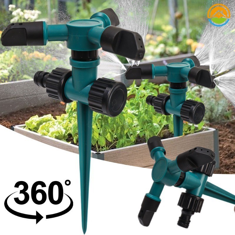 360° Rotatable Watering Sprinkler Garden Lawn Insert Spray Nozzle ...