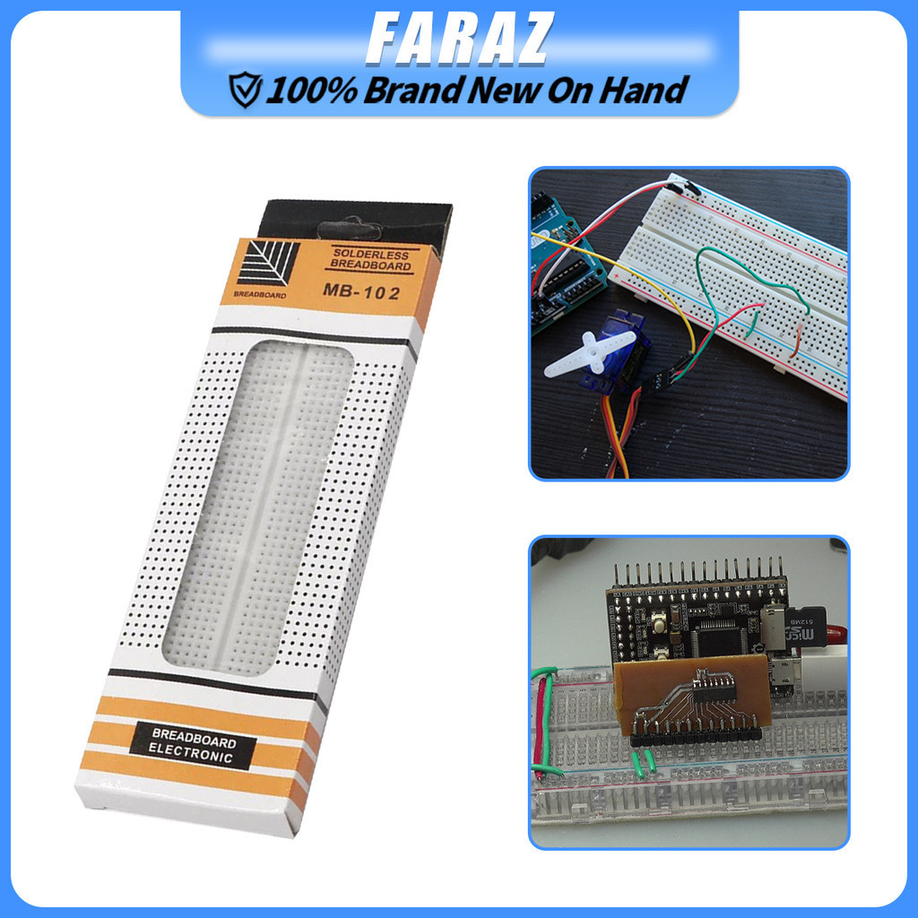 Universal MB-102 Solderless PCB Test Board 400/830 Hole Breadboard ...