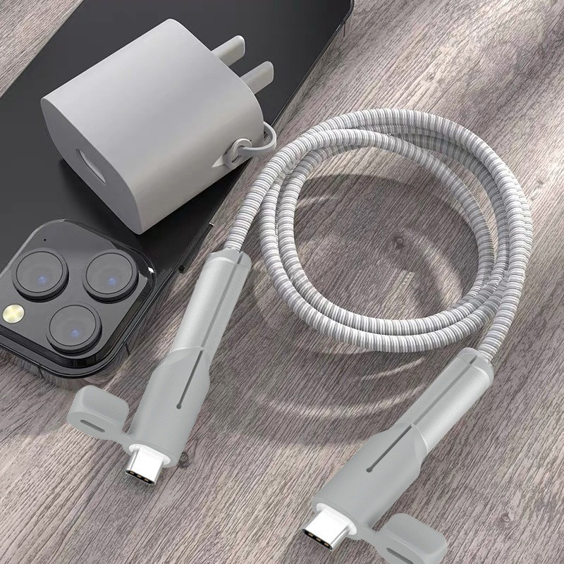 Charger Protector Soft Thin Silicone Charger adapter Cover for iPhone ...