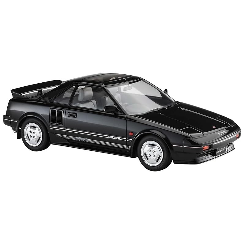 Hasegawa 1/24 Toyota MR2 (AW11) early model Black Limited Plastic Model ...