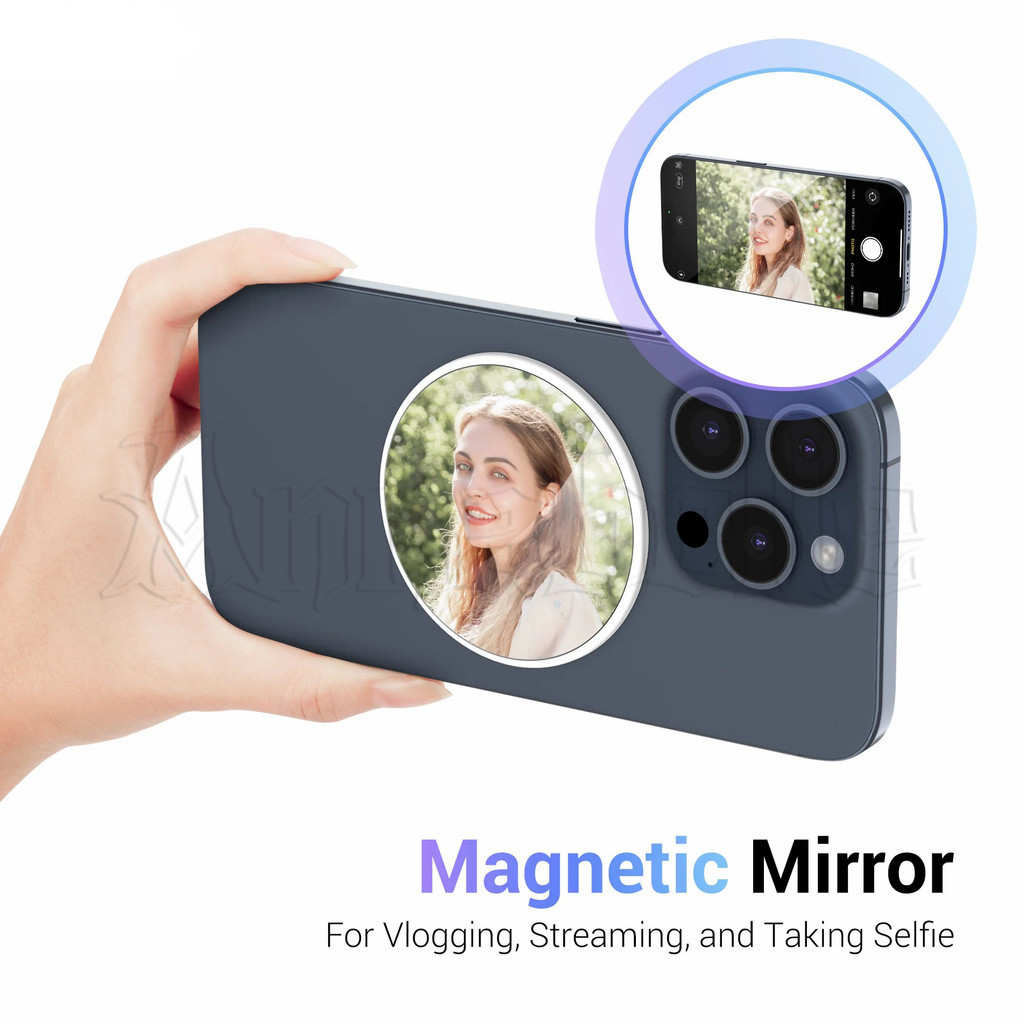 Phone Magnetic Selfie Mirror - Phone Back Camera Slim Convex Mirror ...