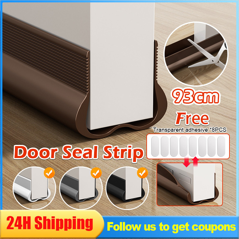 Door Bottom Sealing Strip Sound Proof Waterproof Under Door Draft ...