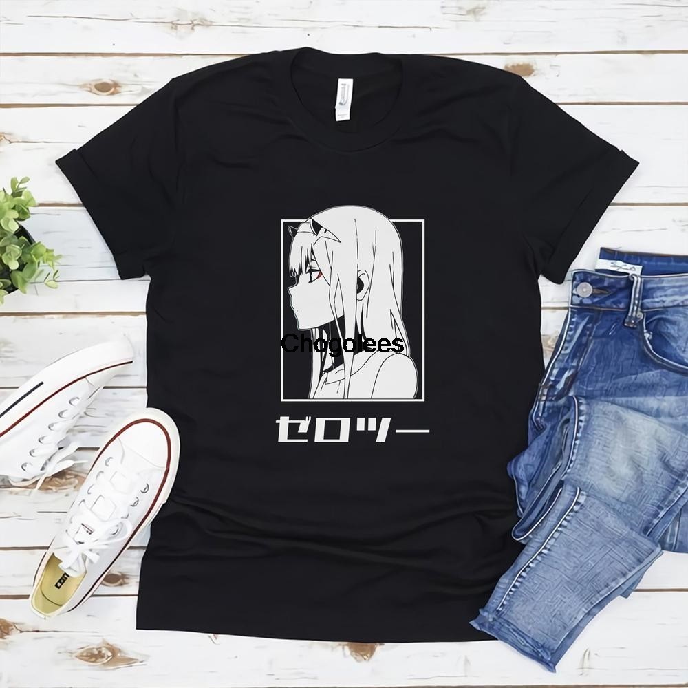 Zero Two Darling In The Franxx T Shirtanime Waifugift For Anime Fan ...