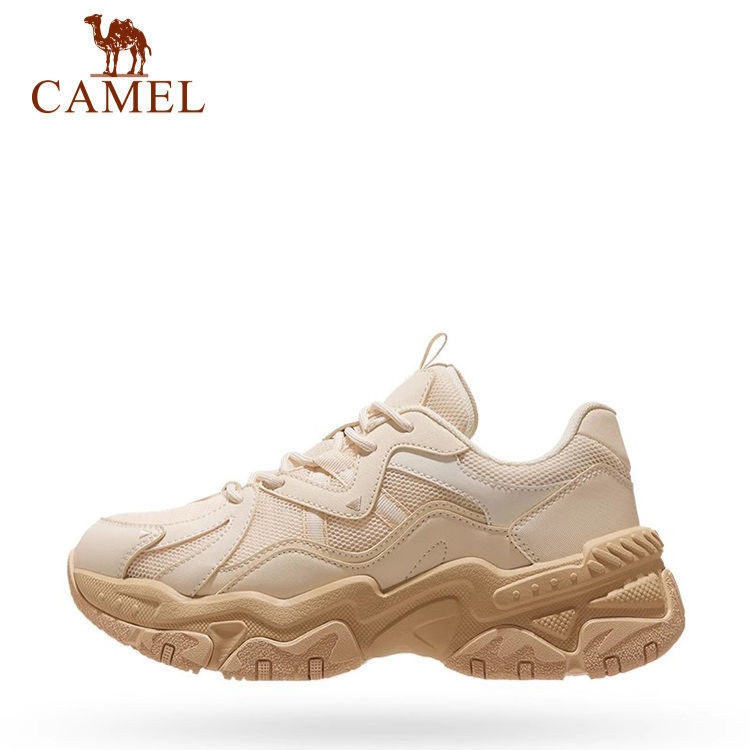 Camel Mesh Sports Men's and Women's Breathable Platform Jogging Casual ...
