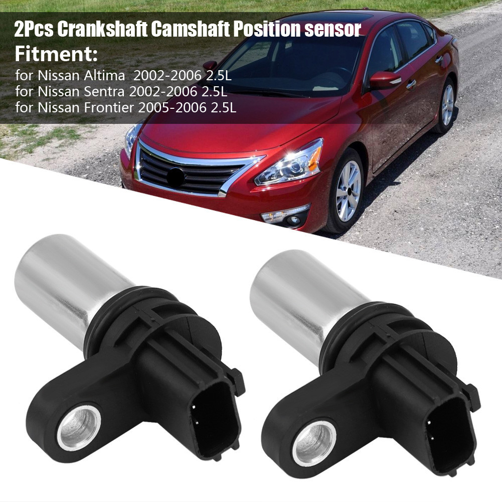 Rubikcube 2Pcs Crankshaft Camshaft Position Sensor for Nissan Altima ...