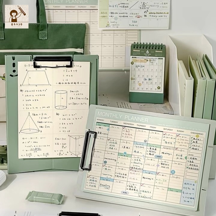 ohayo Clipboard File A4 Clip Folder Foldable Writing Pad A4 Paper ...