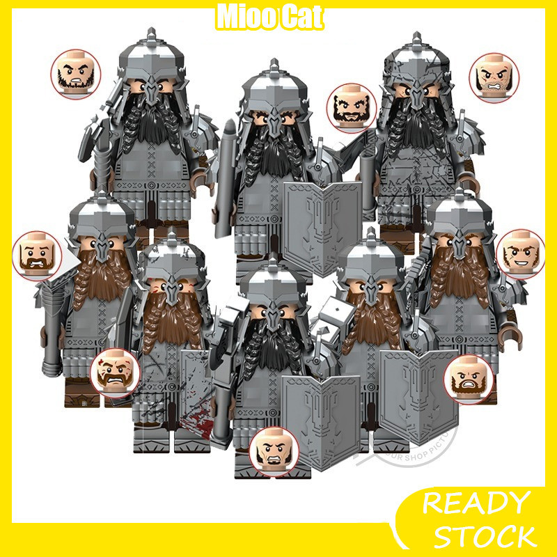 Medieval Lord of The Rings Elves Orc Army Dwarf Lohan Knight Figure ...