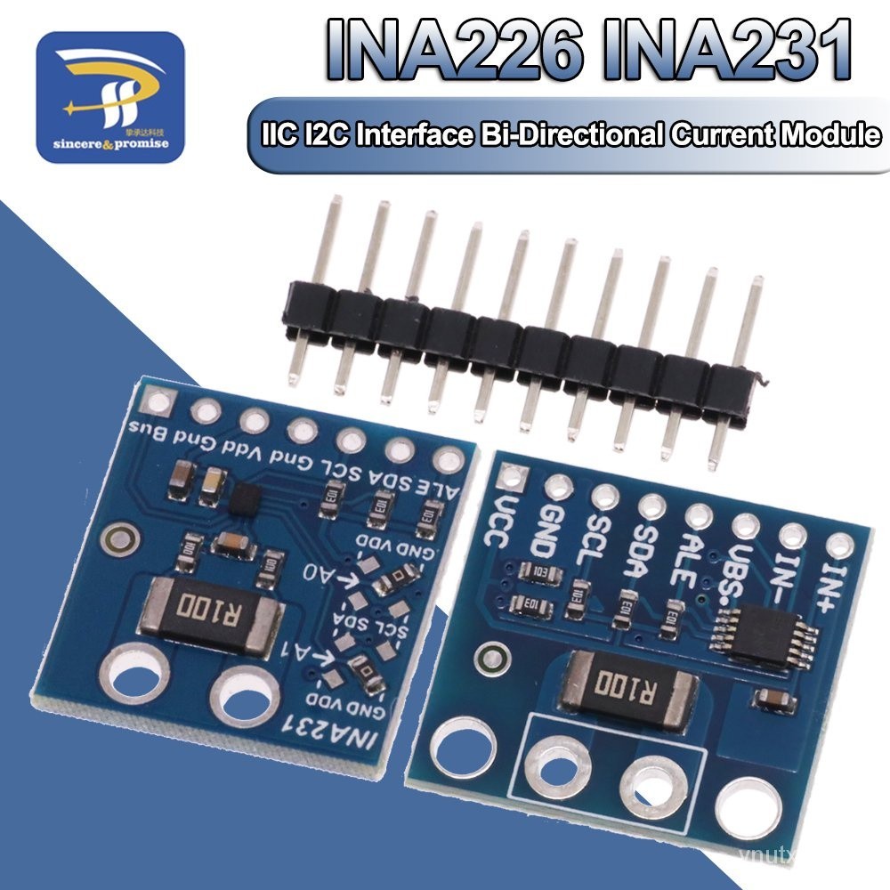 RQ+INA226 INA231 CJMCU-226 IIC I2C Interface Bi-Directional Current/Power Monitoring Sensor ...