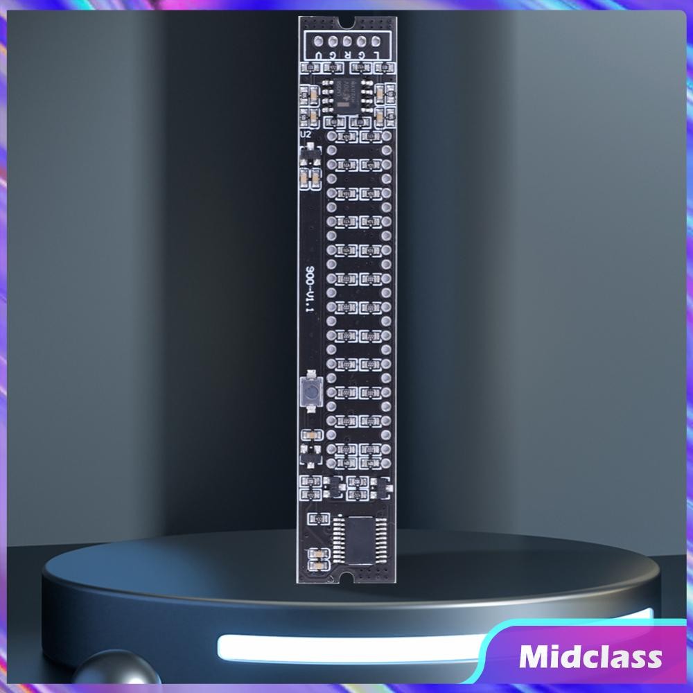 Dual 12 LED Music Level Indicator Module Adjustable Light Speed VU Meter Lamps A [Midclass.ph ...