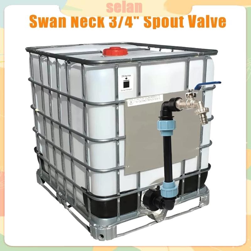 SEL 1000L Water Tank Accessories IBC Gooseneck Outlet Tap IBC Container ...