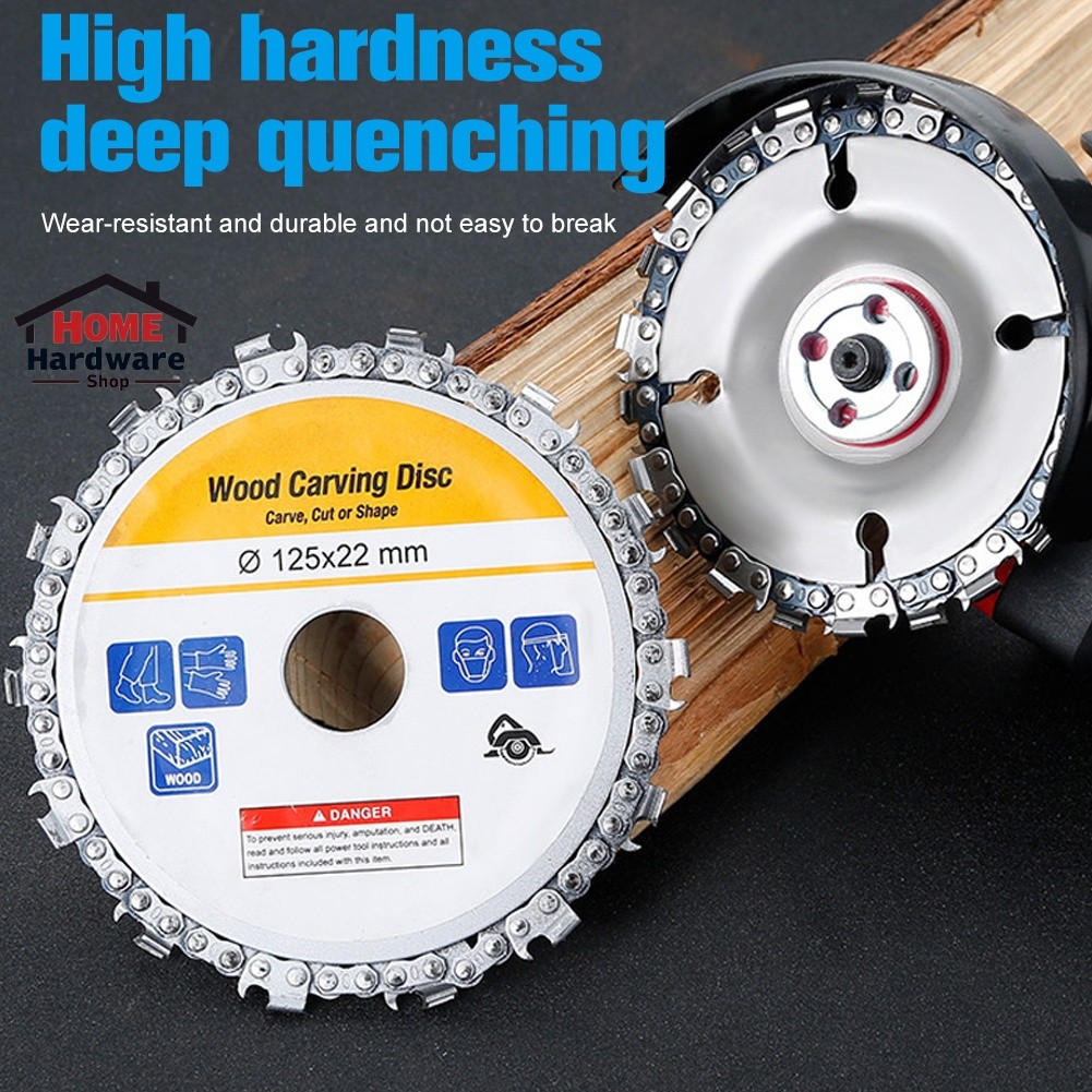 4/5Inch Powerful Grinder Wood Carving Chain Saw disc Grinder Cutting ...