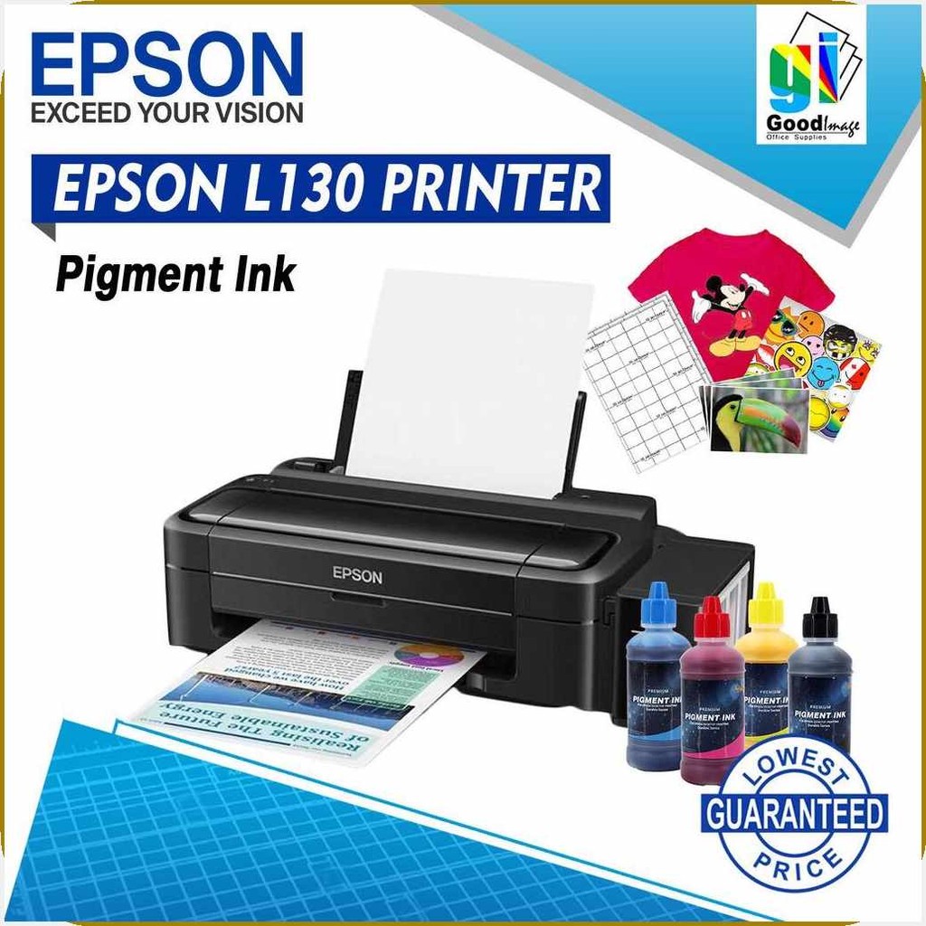 EPSON,hR|G]#Jn.L130#W.PRINTERo-F-CMYKY-(DYEH-INK, PIGMENT INK ...