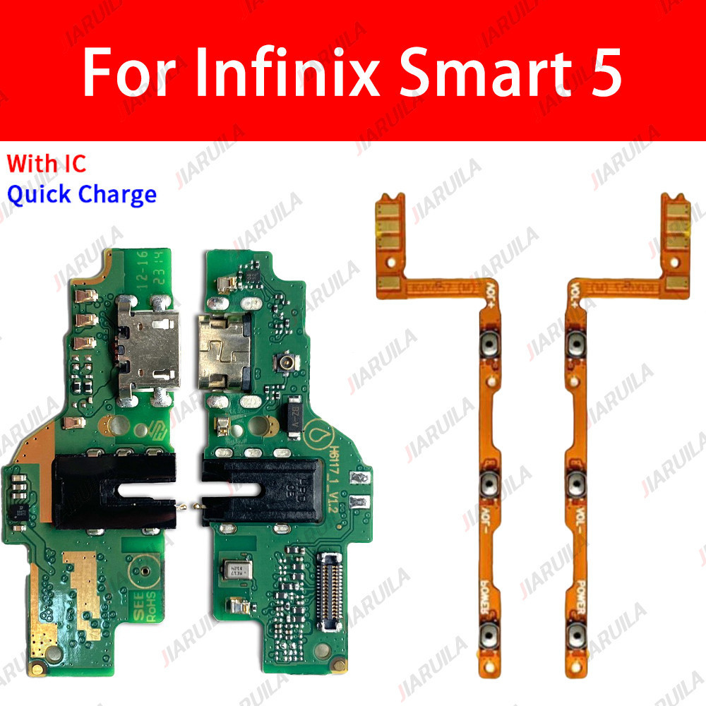 New USB Charger charging Dock Port Board With IC Flex Cable For Infinix ...