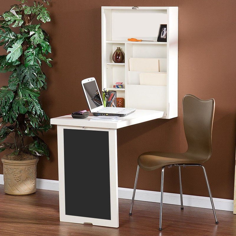Small Apartment Wall Hanging Table Folding Dining Table Invisible Wall ...