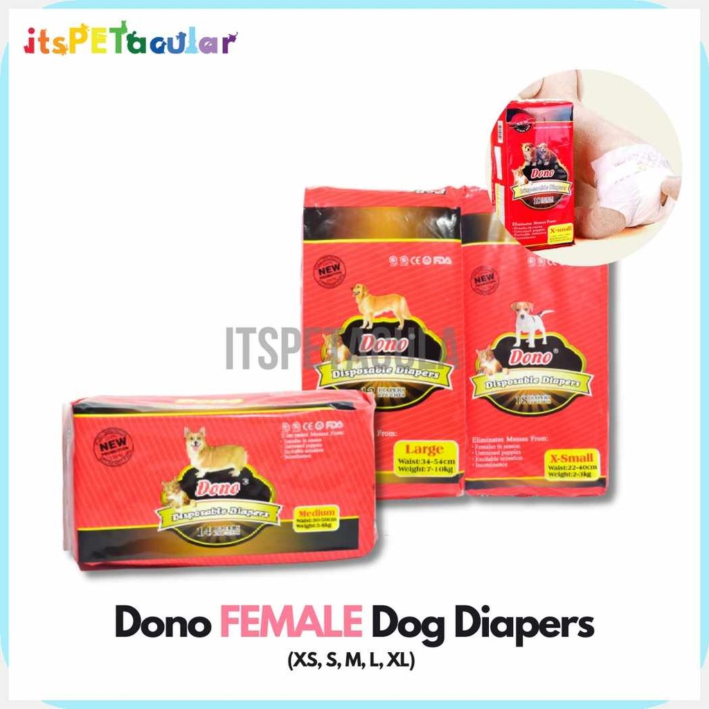 DONO-Ce{Disposable:dHDog(OS|Diaper>SU|for=bm|Female=nn|Dogs=Ii|(XS-XL ...