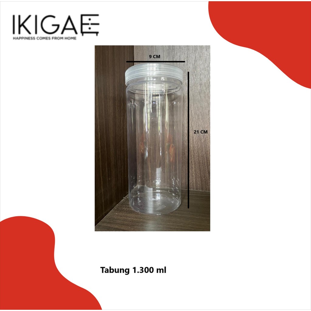 Thick CYLINDER TUBE JAR SIZE 1300 ML | Shopee Philippines