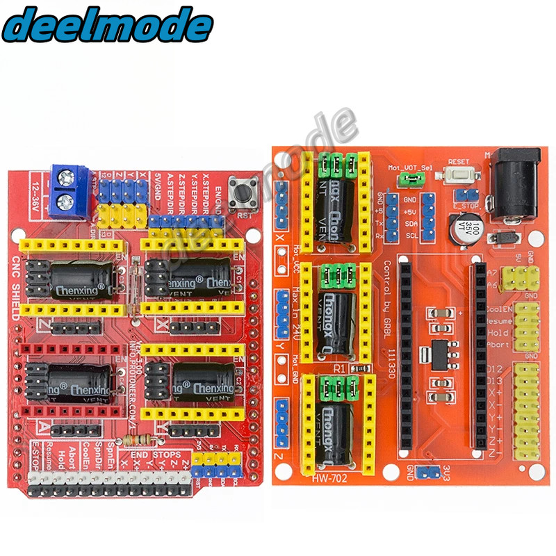 New CNC Shield V4 shield v3 Engraving Machine / 3D Printer / A4988 Driver Expansion Board for ...