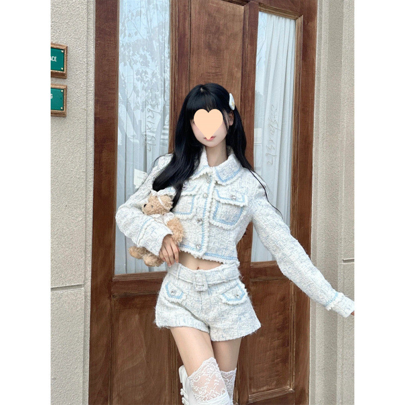 French Financial Daughter Feel Jacket Spring Autumn New Style Tweed ...