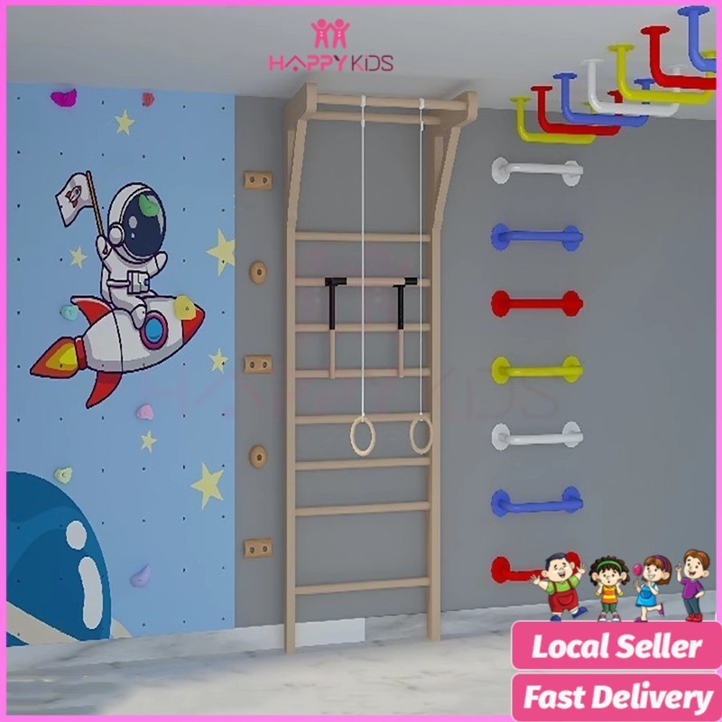 Kids Climbing Ladder Children's Climbing Wall Kid's Physical Exercise ...