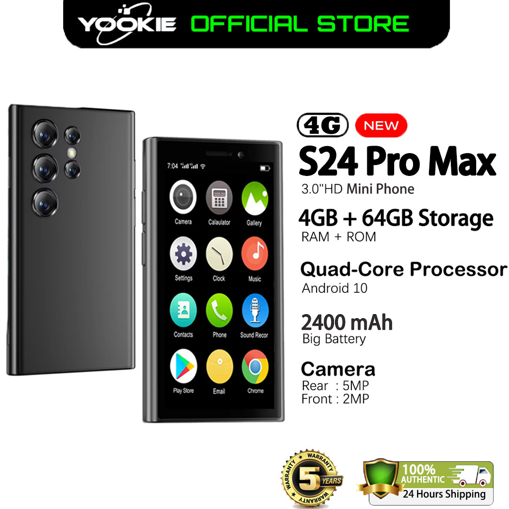 S24 Pro Max Mini Smartphone Android 10.1 4GB RAM 64GB ROM Large ...
