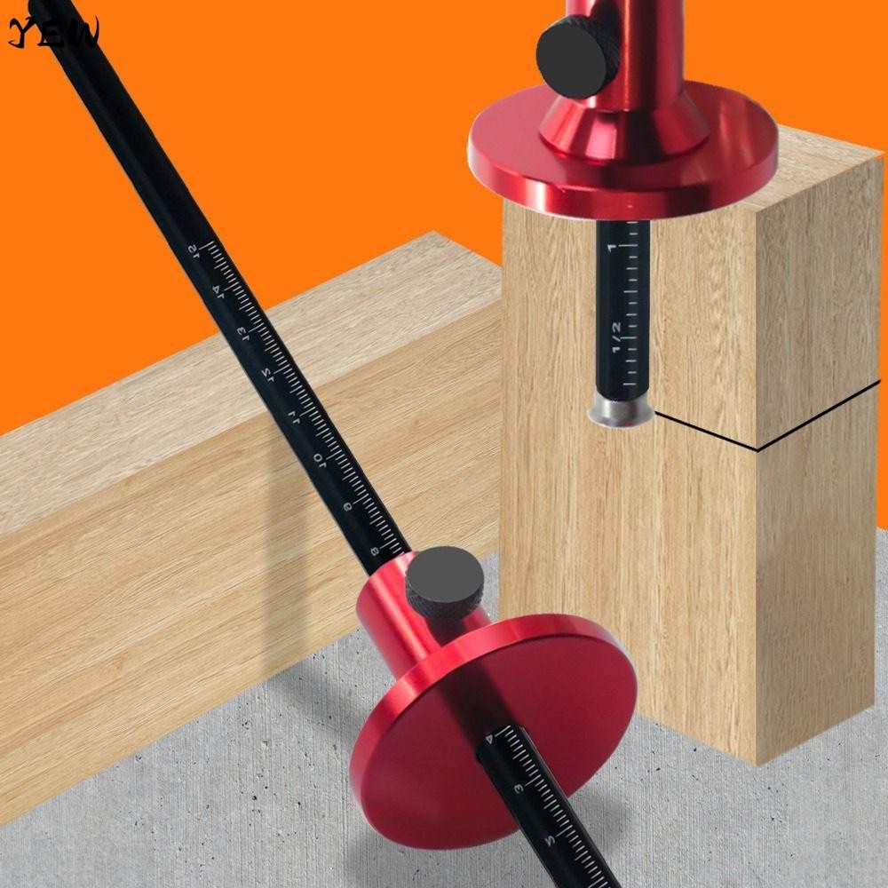 YEW Wheel Marking Gauge, With Inch & MM Scale Parallel Line Drawing ...